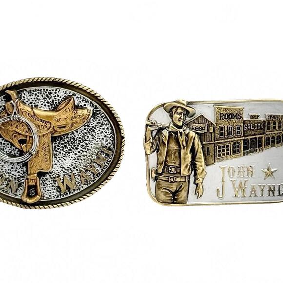 Other | Belt Buckle John Wayne Wall Art Collection Frontier Lawmantall ...
